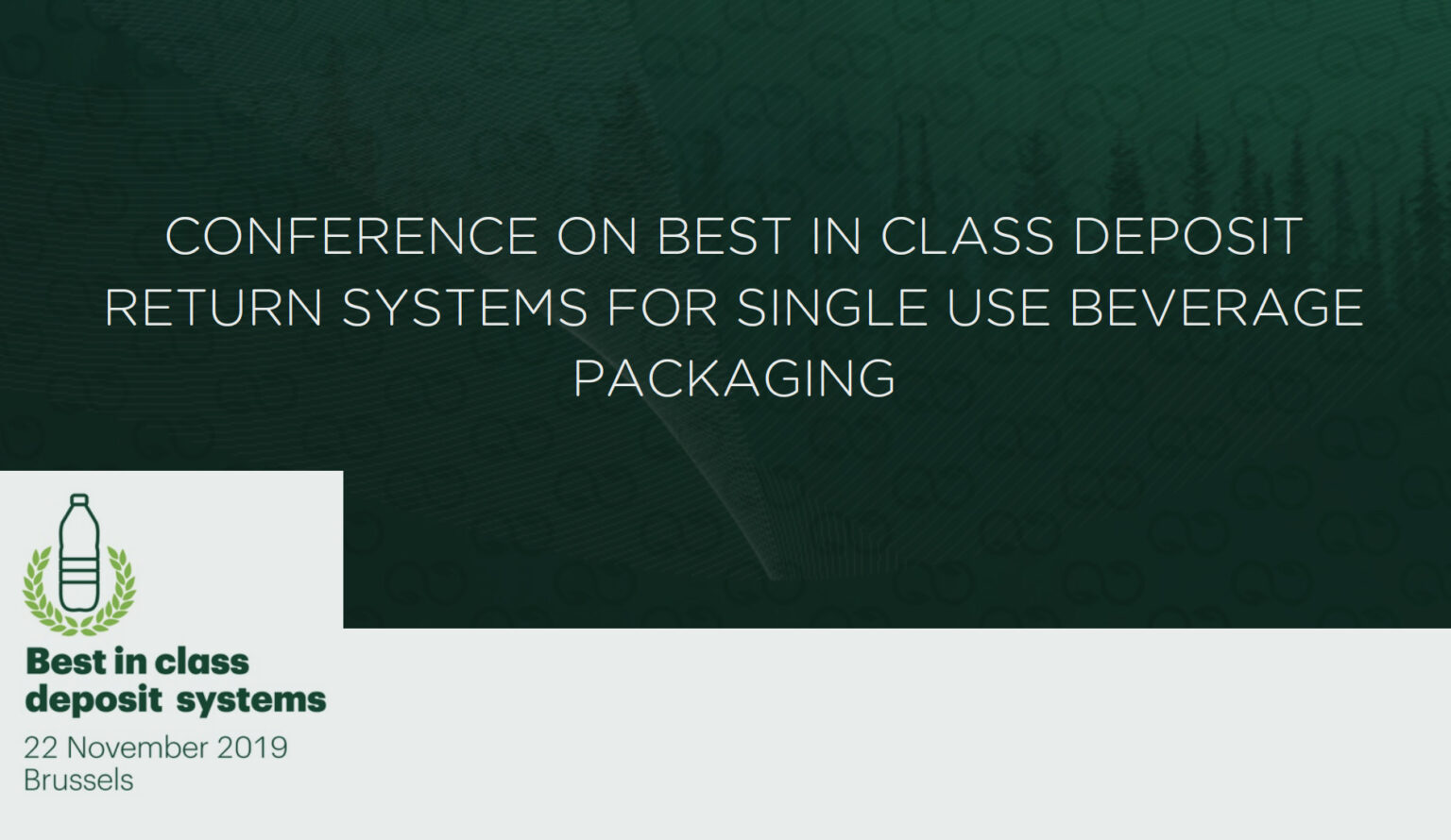 Best in Class Deposit Return Systems for Single Use Beverage Packaging ...