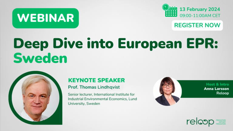 Deep Dive into European EPR: Sweden - Reloop Platform Deep Dive into European EPR: Sweden - Reloop Platform