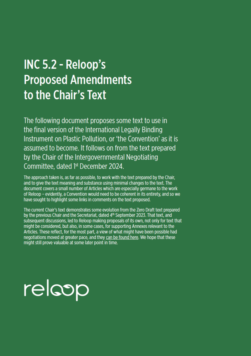 A brief look at INC 5.2 - Reloop Platform