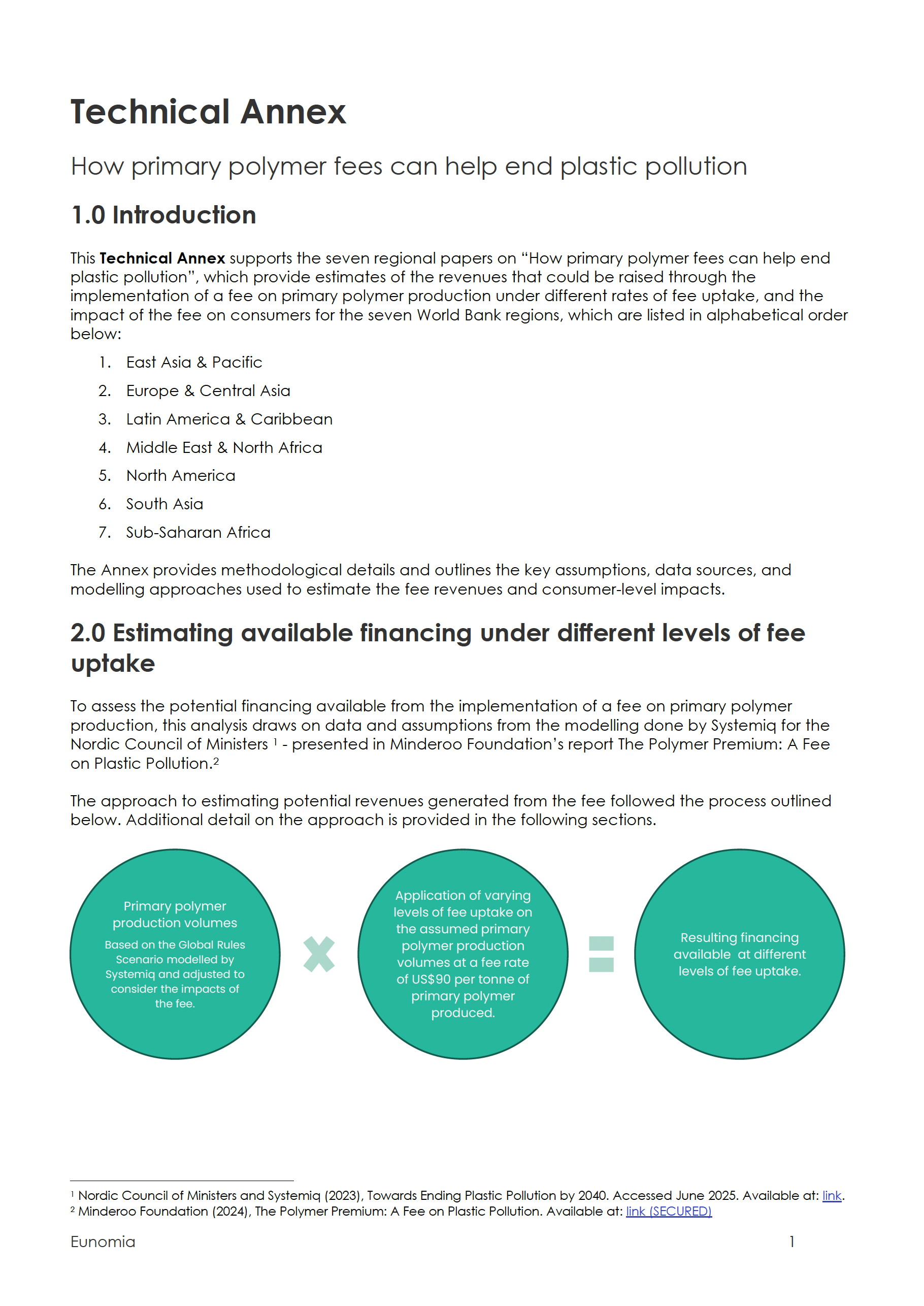 Primary Plastic Polymer Fee Regional Analysis – Technical Annex ...